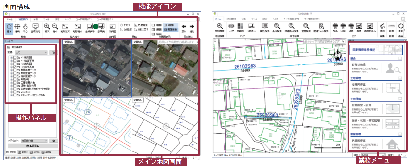 固定資産業務支援システム SonicWeb-FP ｜サービス／ソフトウェア ｜商品・サービス｜国際航業株式会社